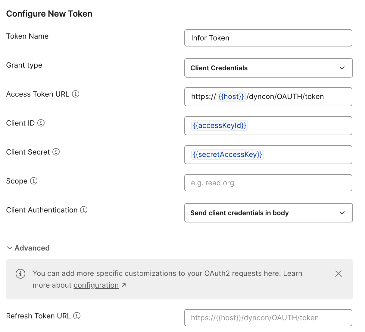 API | Infor Nexus Developer Network