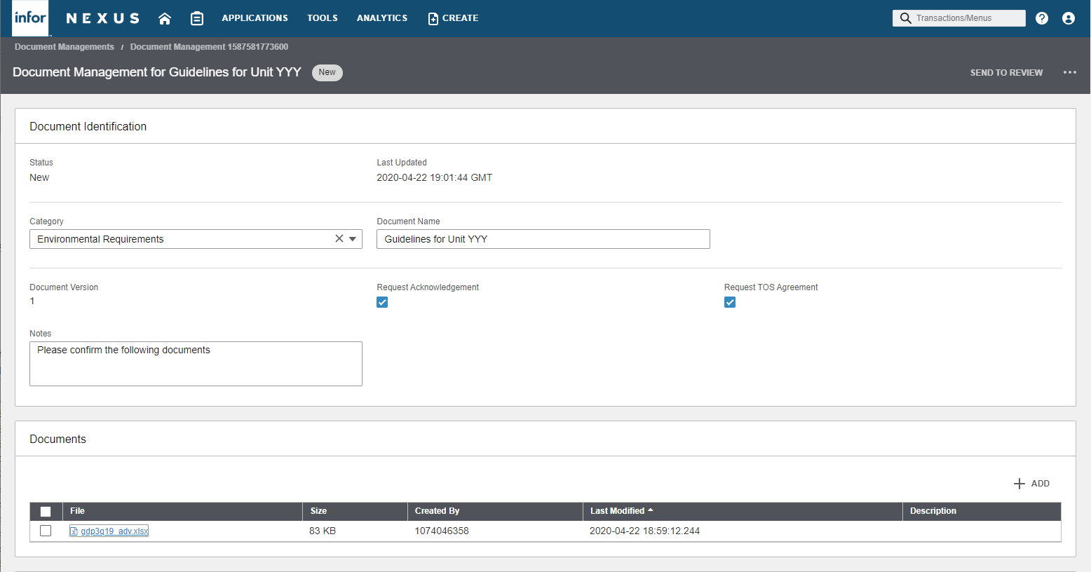 AppXpress Developer Network from Infor Nexus